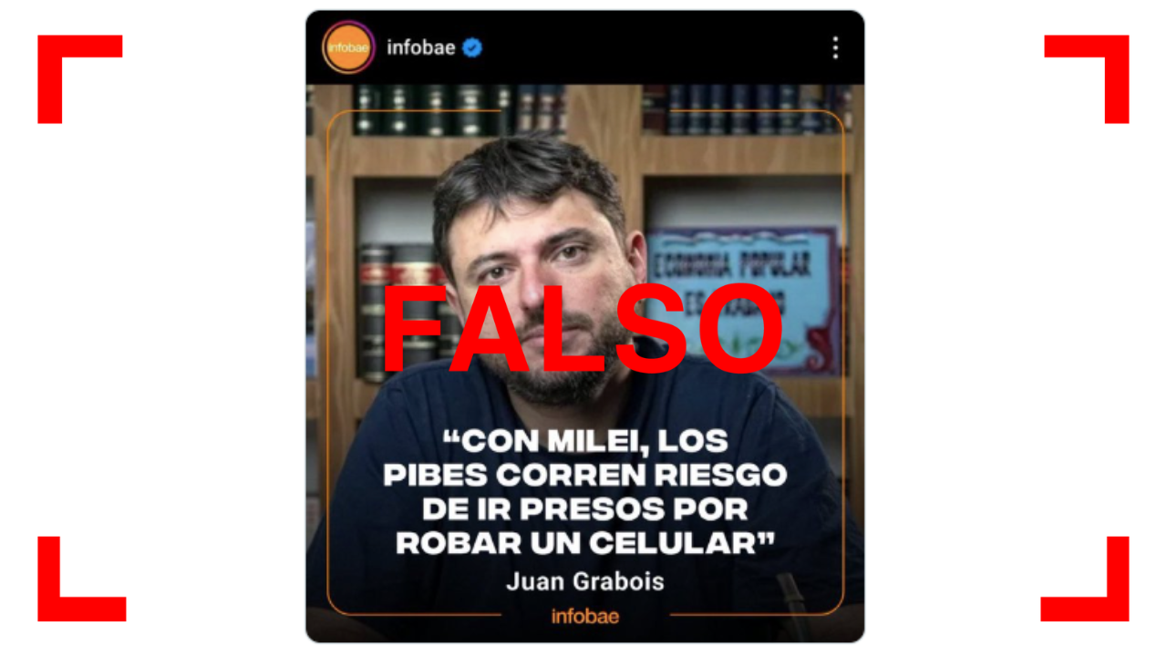 No, Juan Grabois no dijo: “Con Milei, los pibes corren peligro de ir ...