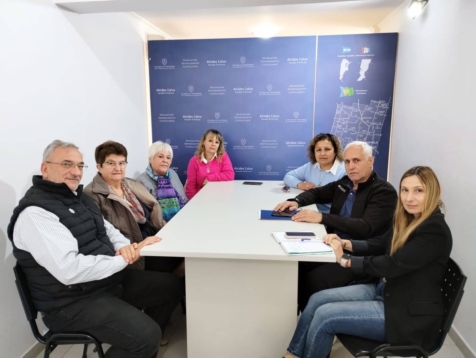 Reunión de Calvo con AMSAFE para analizar las conclusiones de la Comisión Evaluadora de la Caja ...