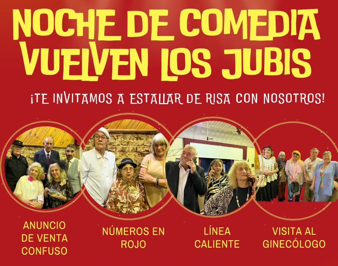 Vuelve la comedia: “Los Jubis” prometen una noche de risas en María ...
