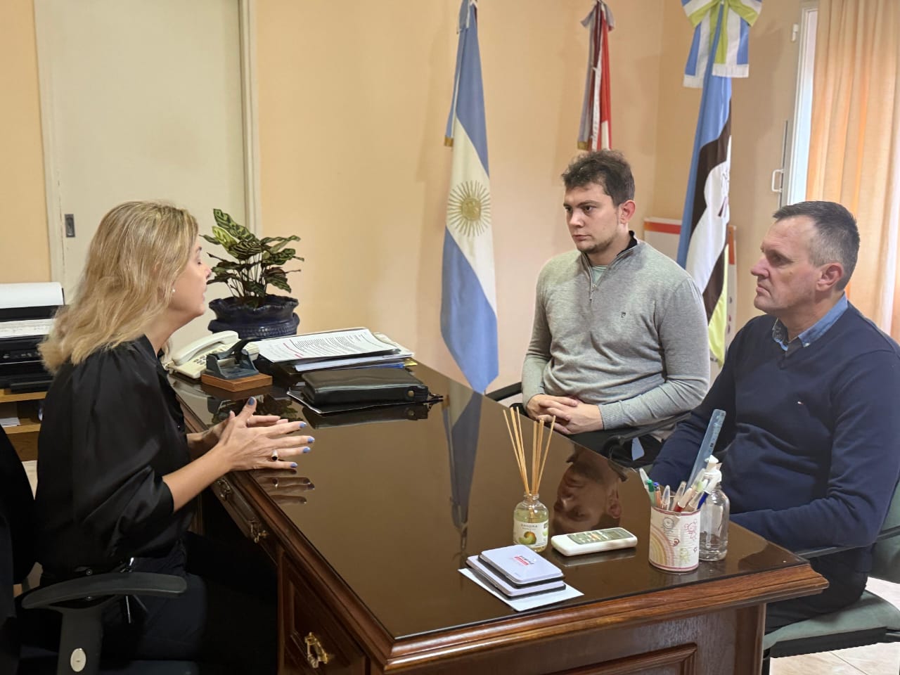 Reunión entre la Comuna de María Juana y ENERFE para avanzar en ...