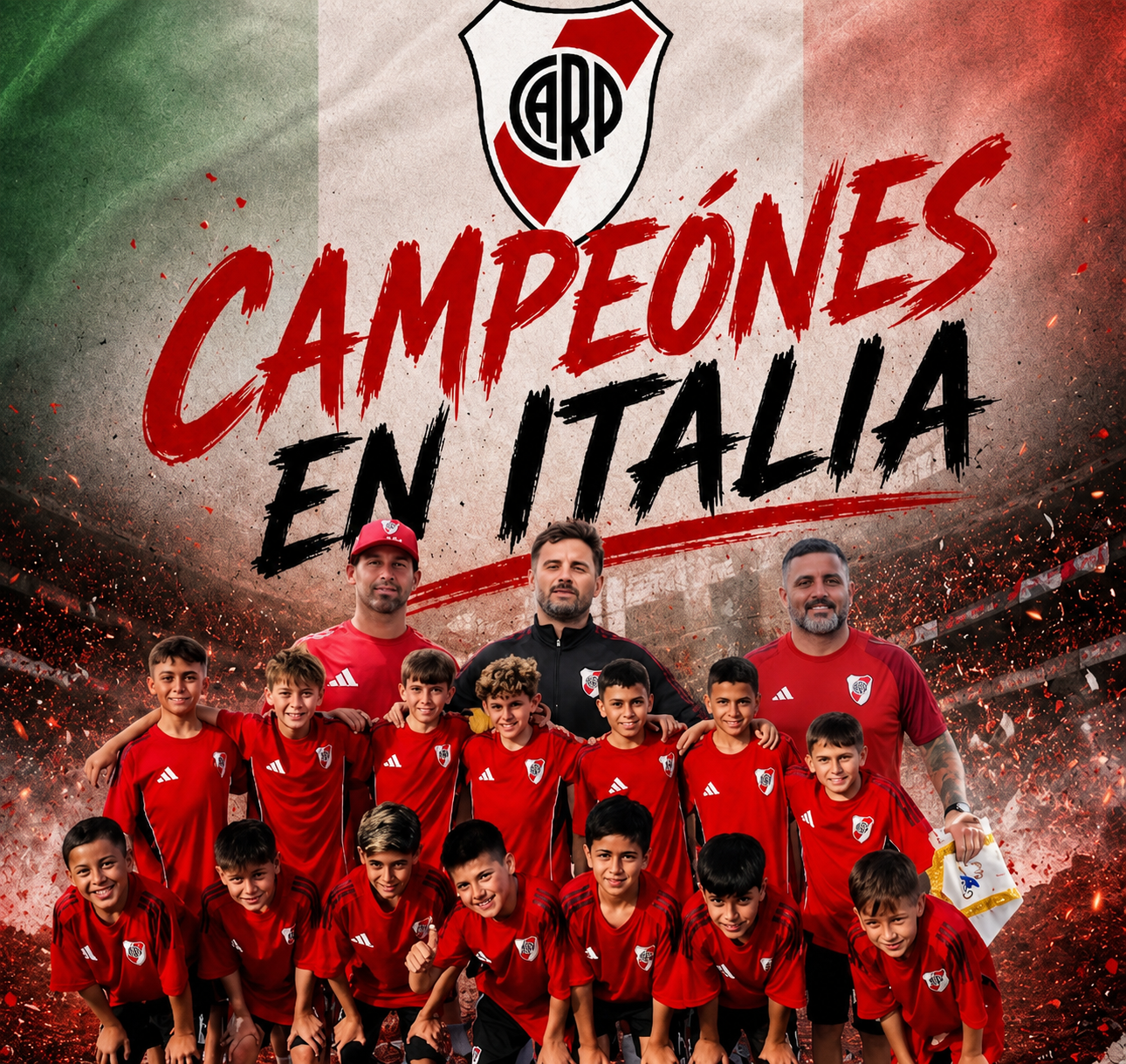 La categoría 2016 de River Plate conquistó la Invincibili Kup tras una ...